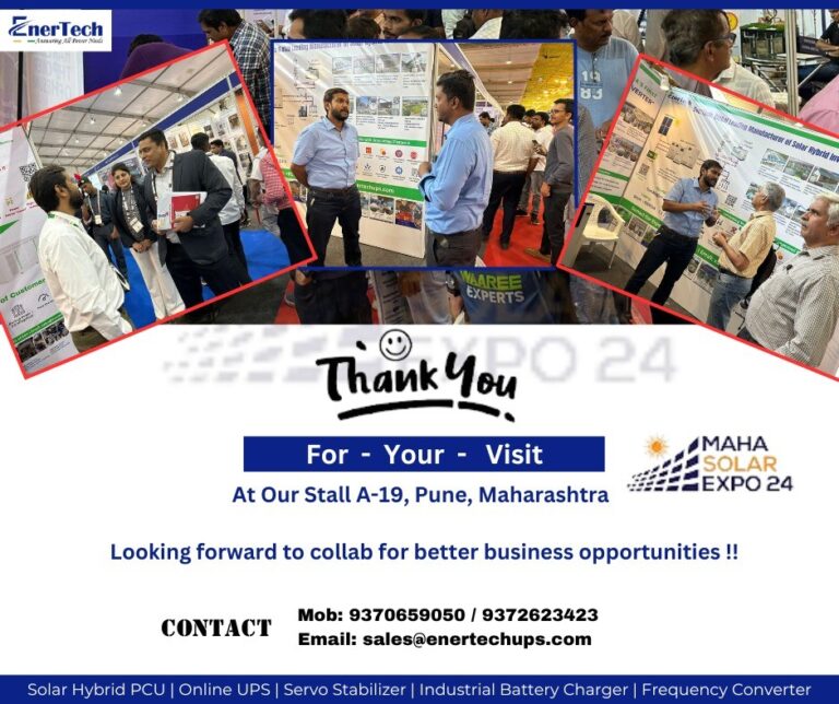 EnerTech Unveils Solar Solutions at MAHA SOLAR EXPO 2024
