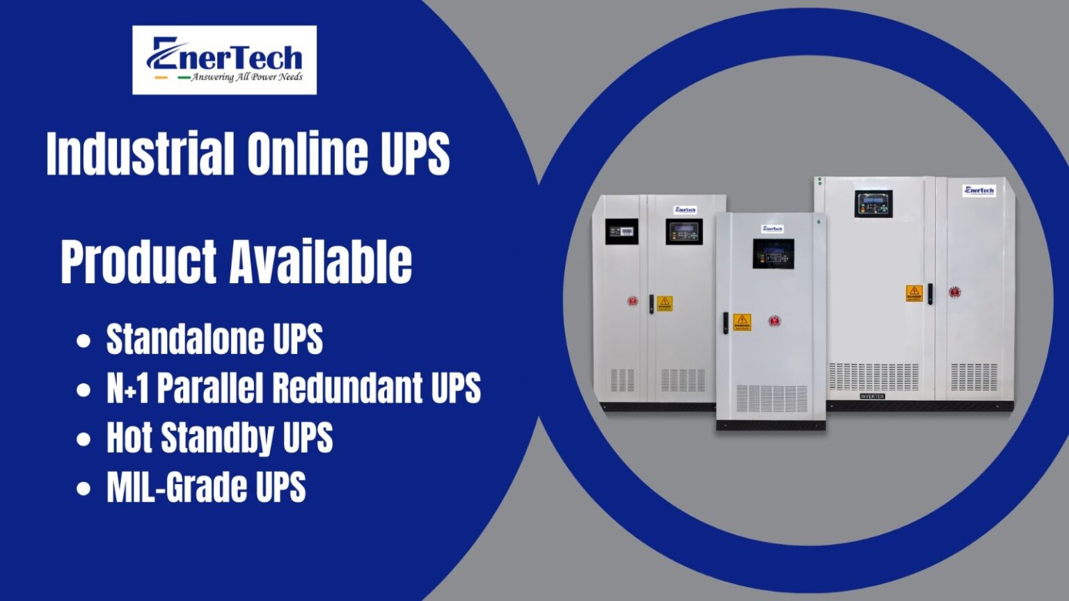 Empowering Industrial Operations: EnerTech Online UPS Solution
