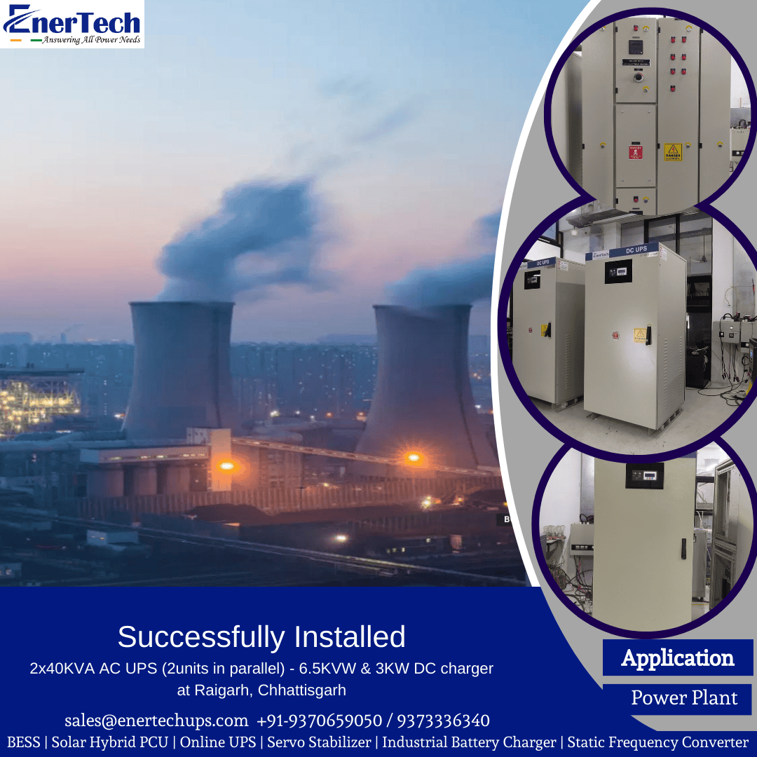 Empowering Industrial Operations: EnerTech Online UPS Solution