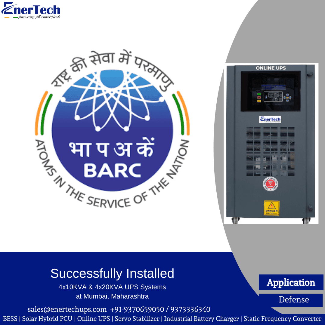 Empowering Industrial Operations: EnerTech Online UPS Solution