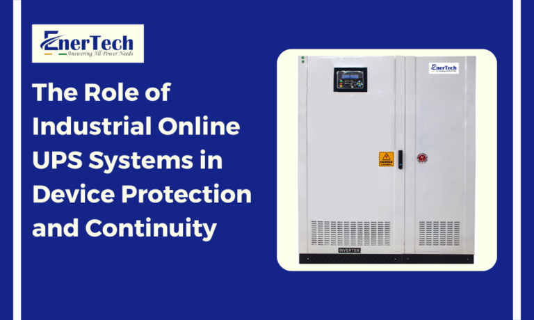 The Role of Industrial Online UPS System in Device Protection